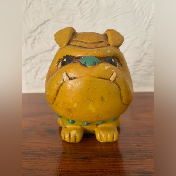 Accents | Vintage Bulldog Coin Bank | Poshmark
